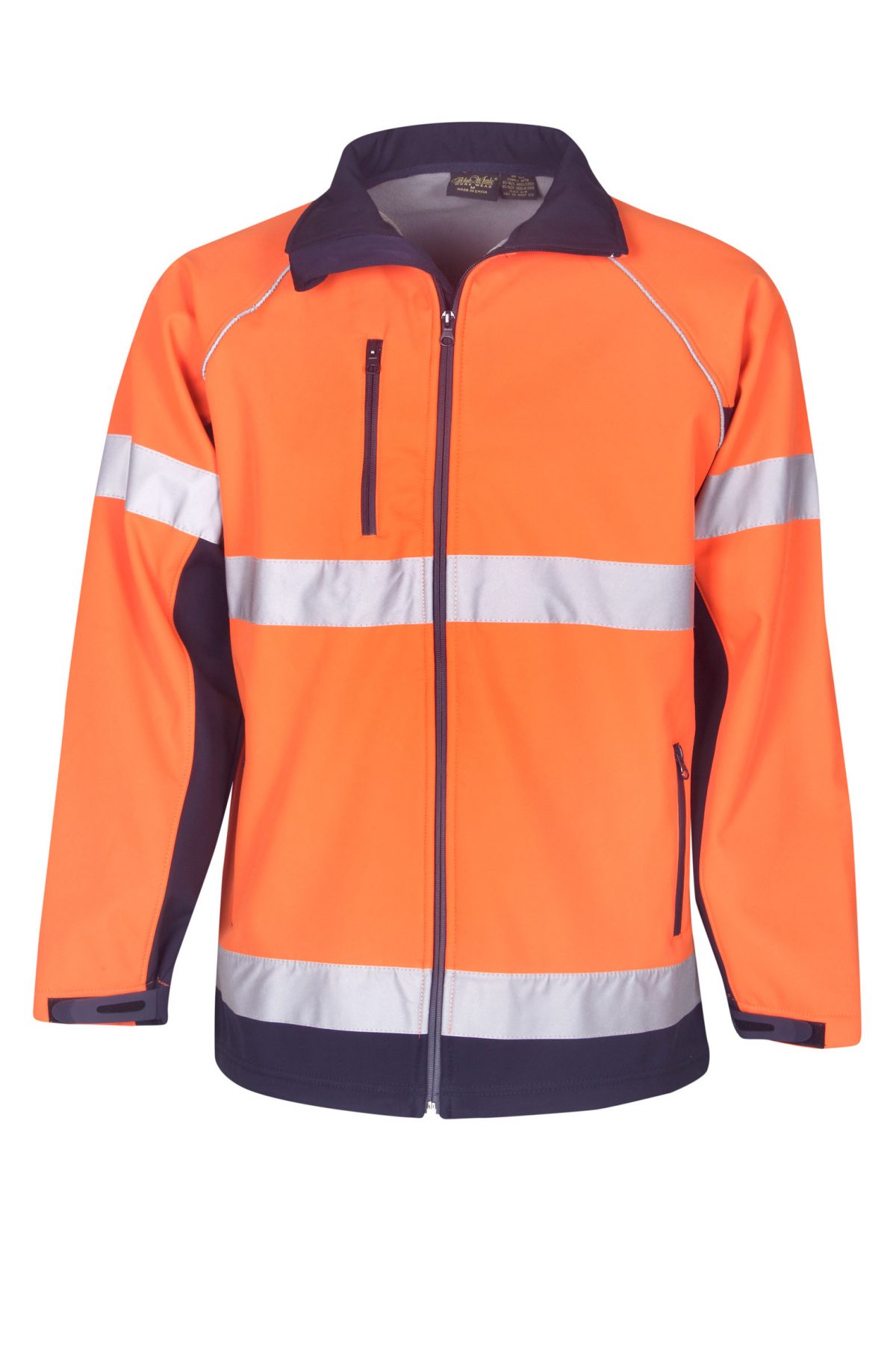 J87 Hi Vis Soft Shell Jackets D/N Use - Blue Whale