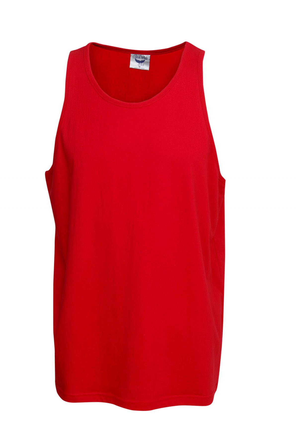 S04 Premium Pre-Shrunk Cotton Singlet - Blue Whale